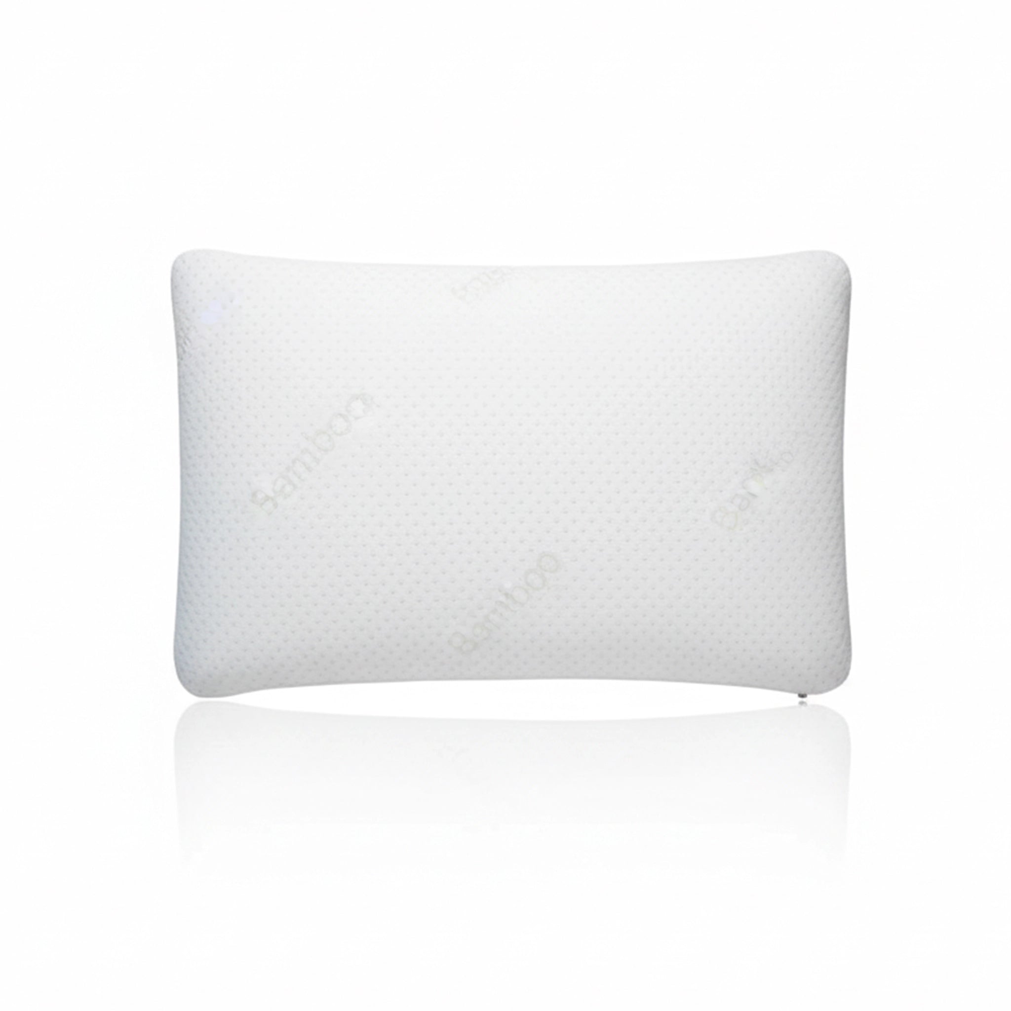 Buy Bamboo Hush | Slim Memory Foam Pillow with Bamboo Fabric Cover ...