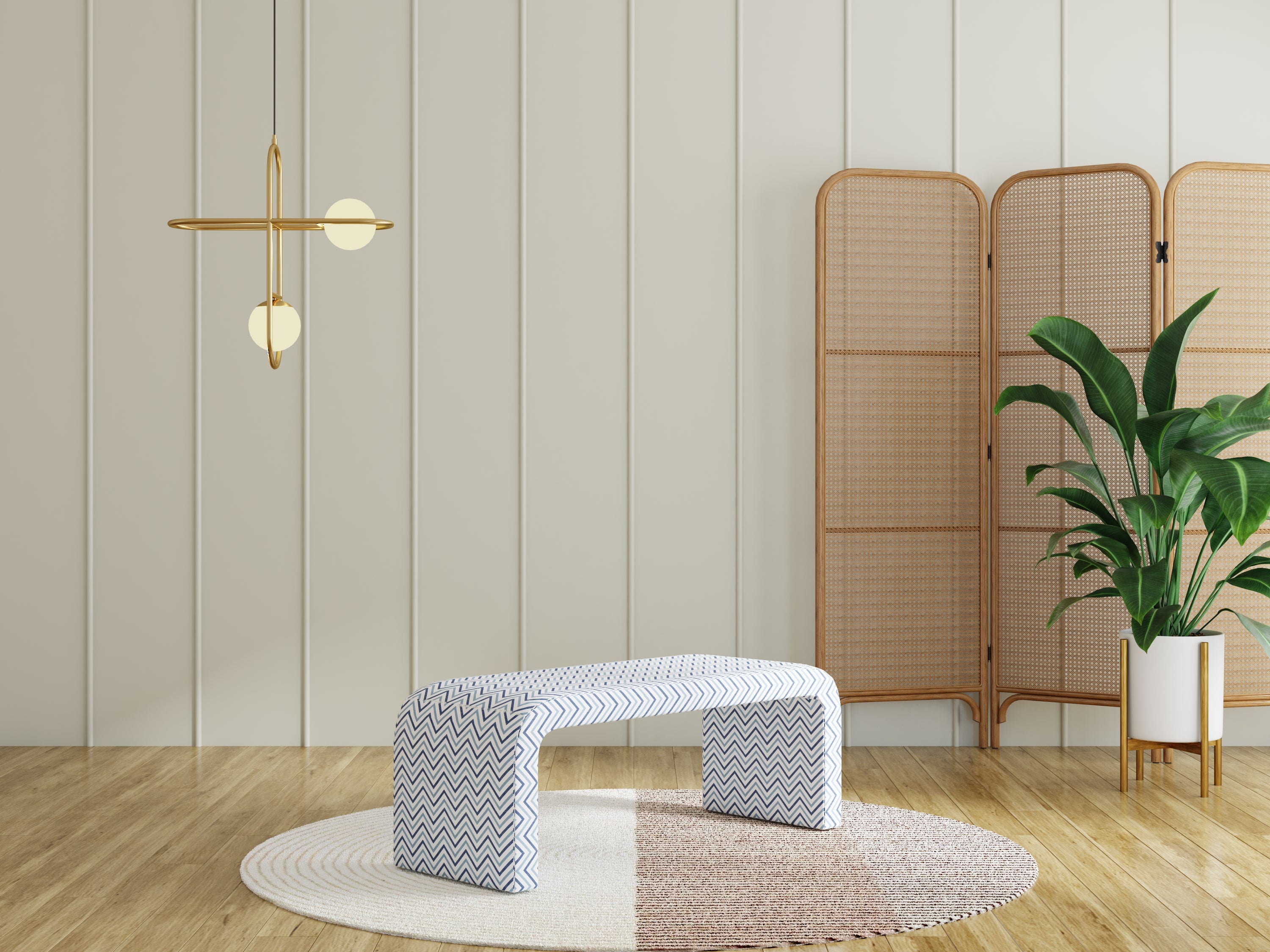 Buy Hayden Home Premium Curved Comfort Bench Online | Livspace Homes ...